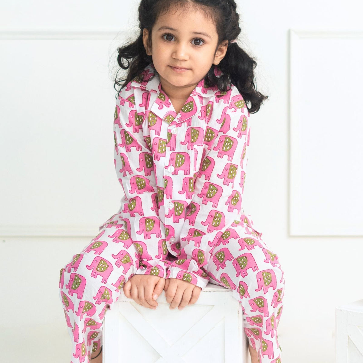 Bobo Girls Night Suit Set | 100% Cotton | Klephant – Klephant